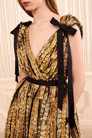 Ulla Johnson Karina Lurex Bow Dress
