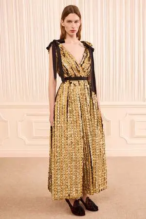 Ulla Johnson Karina Lurex Bow Dress