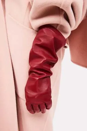 Ulla Johnson Lorin Gloves - Cerise