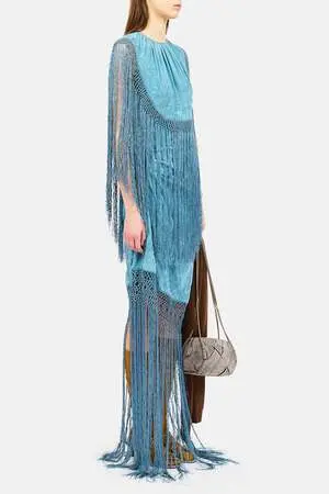 Ulla Johnson Nerine Silk Fringe Dress