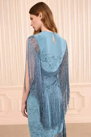 Ulla Johnson Nerine Silk Fringe Dress
