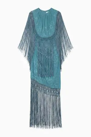 Ulla Johnson Nerine Silk Fringe Dress