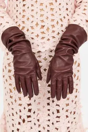 Ulla Johnson Lorin Gloves - Cognac
