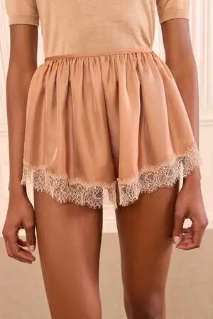 Ulla Johnson Georgina Silk Short - Macaroon