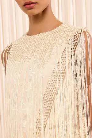 Ulla Johnson Willa Silk Fringe Top