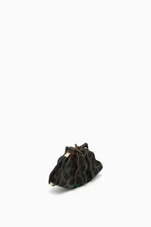 Ulla Johnson Adria Small Crossbody - Emerald Leopard