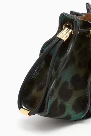 Ulla Johnson Adria Small Crossbody - Emerald Leopard