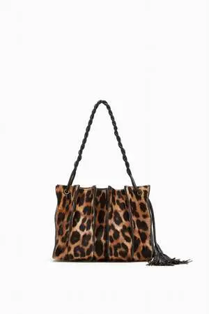Ulla Johnson Adria Small Shoulder Bag - Leopard