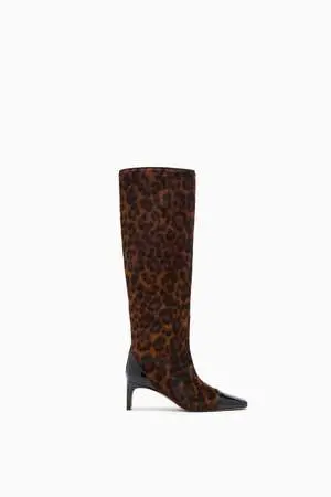 Ulla Johnson Mix Media Mid-heel Boot