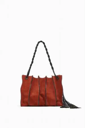 Ulla Johnson Adria Small Shoulder Bag - Rust