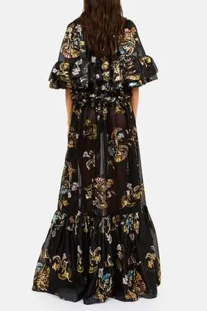 Ulla Johnson Diann Ruffled Silk Gown