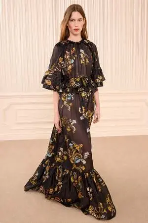 Ulla Johnson Diann Ruffled Silk Gown