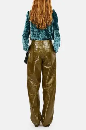 Ulla Johnson Vesa Velvet Bow Blouse