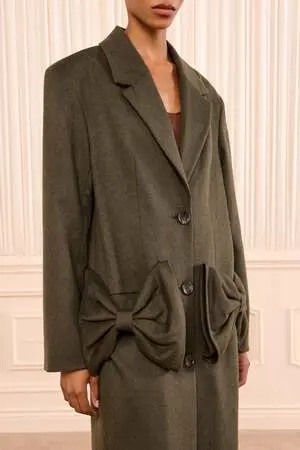 Ulla Johnson Corin Wool Coat With Bows