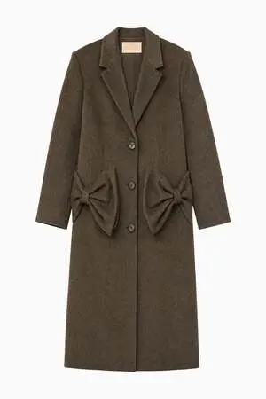 Ulla Johnson Corin Wool Coat With Bows