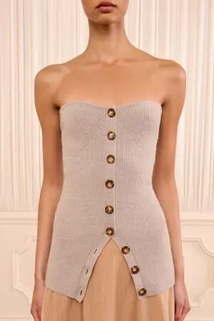Ulla Johnson Yanni Strapless Knit Top