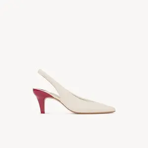 Chloé - Suzie Pump - - 38.5 - Soft Ivory