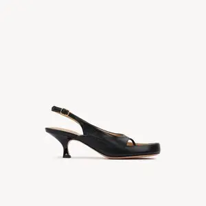 Chloé Junie Heeled Sandal - Black