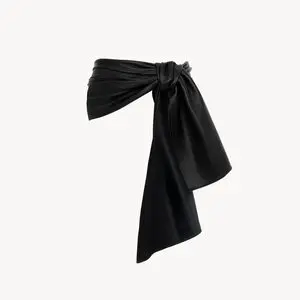 Chloé The Bow Belt - Black