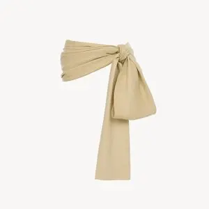 Chloé The Bow Belt - Almond Yellow