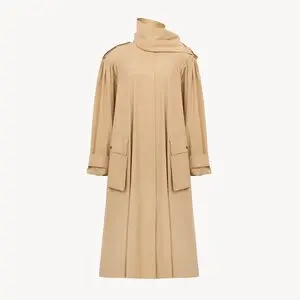 Women's Trench Coats with Scarf