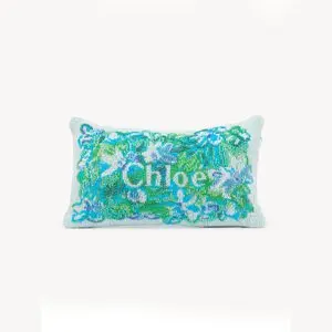 Chloé The Wild Flowers Beach Pillow In Toweling Single - Multicolor Blue