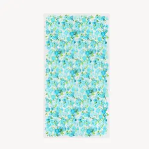 Chloé The Wild Flowers Pareo In Voile Single - White - Blue