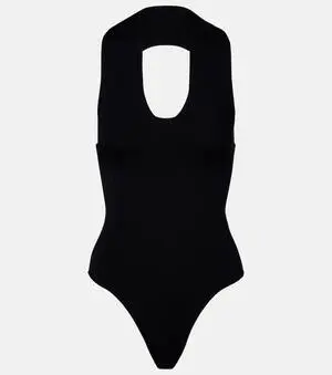 Khaite Toto Halterneck Bodysuit - Black