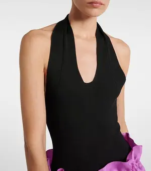 Khaite Halterneck Bodysuit - Black