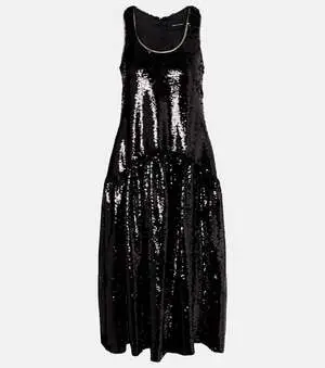 Simone Rocha Sequined Midi Dress