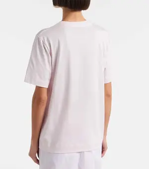 Simone Rocha Embellished Cotton Jersey T-shirt - Pink