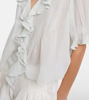 DÔEN Embroidered Cotton Shirt