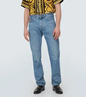 Versace Straight Leg Jeans - Blue