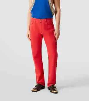 Versace Straight Jeans - Red