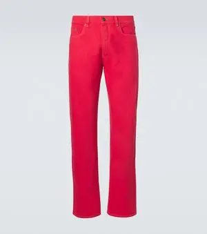 Versace Straight Leg Jeans - Red