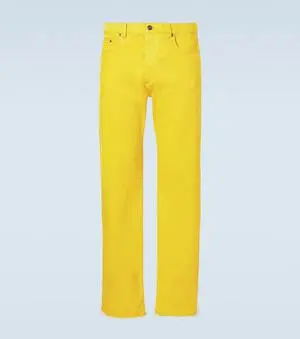 Versace Versace Cotton Jeans Yellow