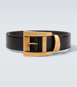 Versace Leather Belt - Black