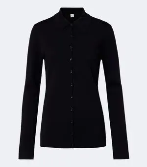 TOTEME Knitted Cardigan - Black