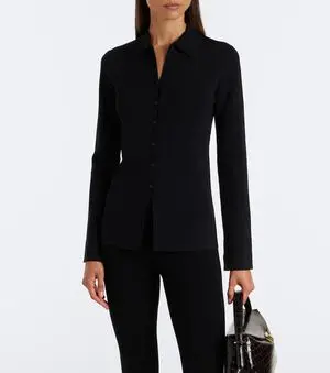 TOTEME Knitted Cardigan - Black