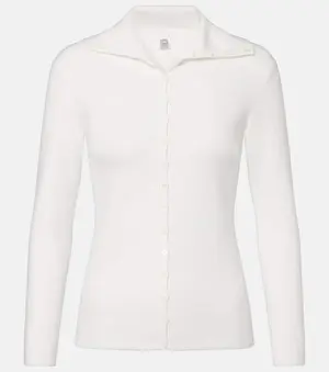 TOTEME Knitted Cardigan - White