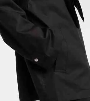TOTEME Scarf-detail Cotton Jacket - Black
