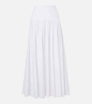 STAUD Staud Procida Cotton Poplin Maxi Skirt