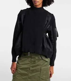 Sacai Paneled Blouson Jacket