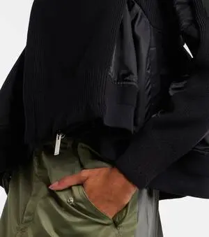 Sacai Paneled Blouson Jacket