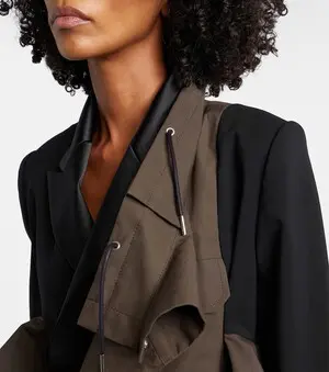 Sacai Paneled Blouson Jacket