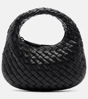 Bottega Veneta Baby Veneta Top Handle Bag - Black