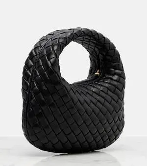Bottega Veneta Baby Veneta Top Handle Bag - Black