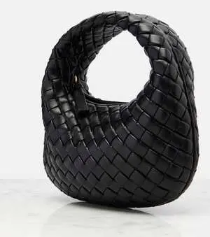 Bottega Veneta Baby Veneta Top Handle Bag - Black