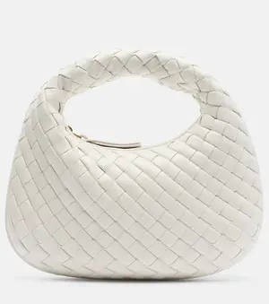 Bottega Veneta Veneta Baby Leather Top-handle Bag - White