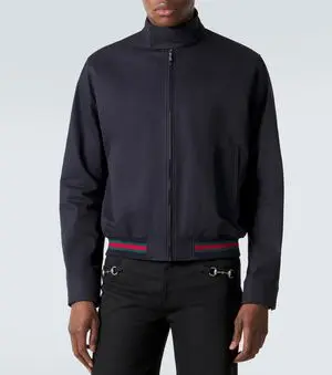 Gucci Cotton Twill Jacket - Blue
